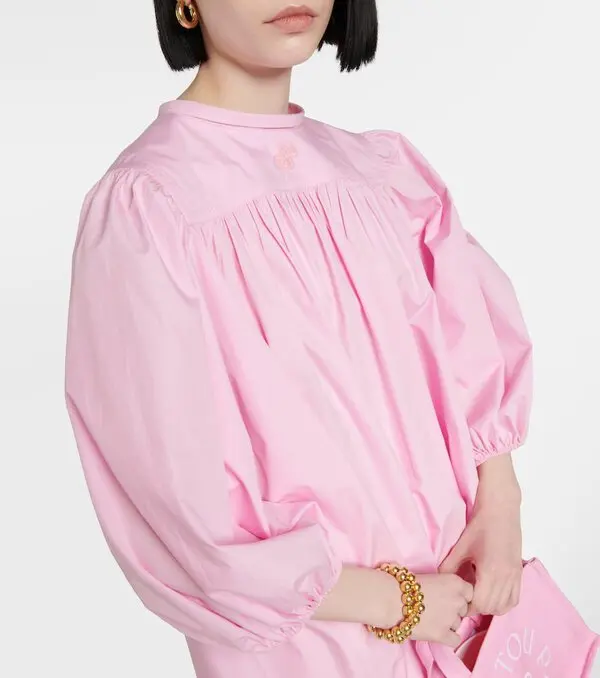PATOU Cotton Poplin Mini Dress