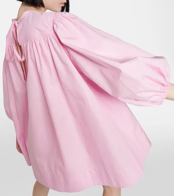 PATOU Cotton Poplin Mini Dress