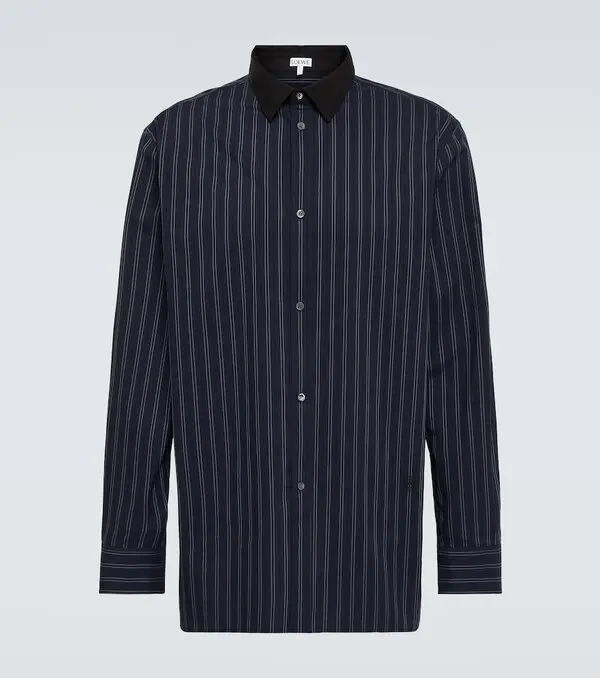 Loewe Striped Cotton Poplin Shirt
