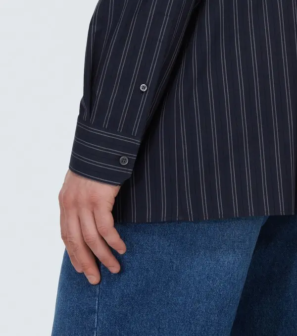 Loewe Striped Cotton Poplin Shirt