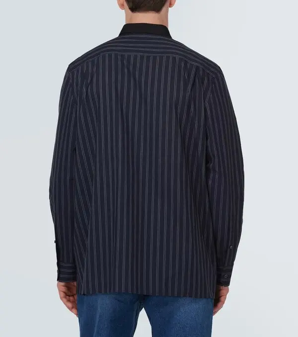 Loewe Striped Cotton Poplin Shirt