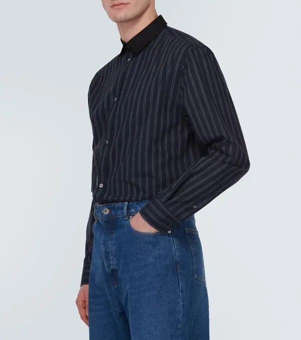 Loewe Striped Cotton Poplin Shirt