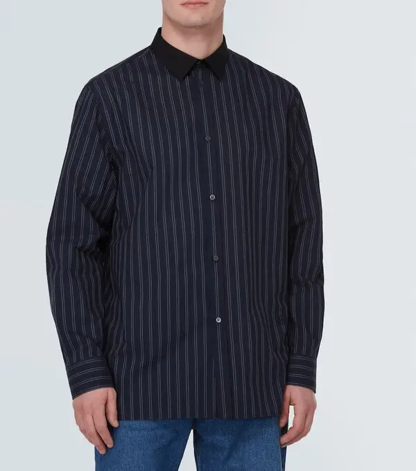 Loewe Striped Cotton Poplin Shirt