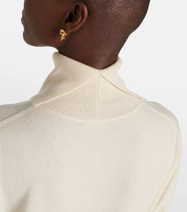 JIL SANDER Knitted Cashmere Midi Dress