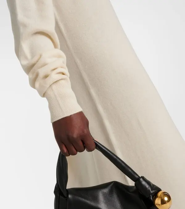 JIL SANDER Knitted Cashmere Midi Dress