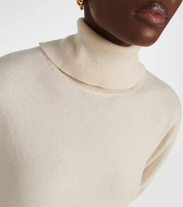 JIL SANDER Knitted Cashmere Midi Dress