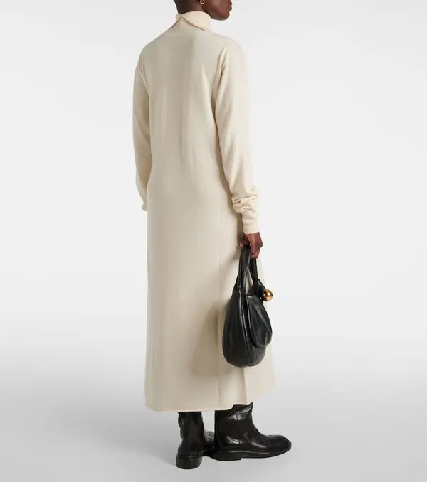 JIL SANDER Knitted Cashmere Midi Dress