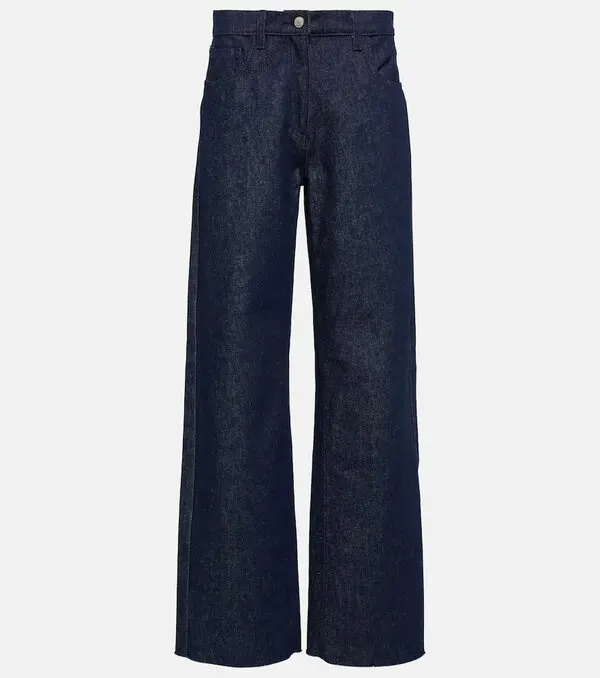 Magda Butrym High-rise Straight Leg Jeans - Blue