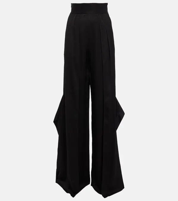Maticevski High-rise Wide-leg Trousers - Black