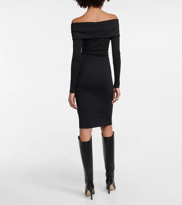 Diane Von Furstenberg Minx Wool-blend Midi Dress