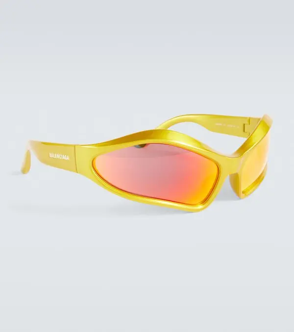 Balenciaga Yellow Acetate Sunglasses