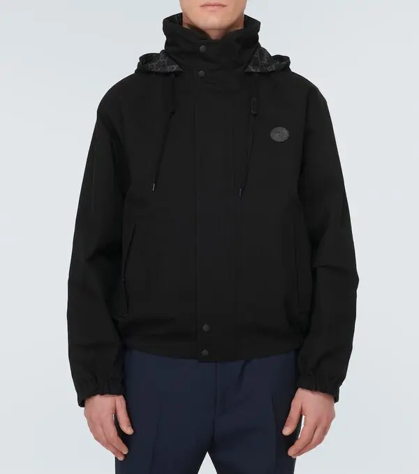 Gucci Gg Monogram Reversible Ripstop Jacket