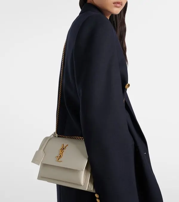 Saint Laurent Sunset Medium Leather Shoulder Bag