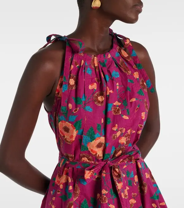 Ulla Johnson Brienne Floral Cotton Mini Dress