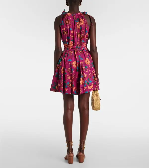 Ulla Johnson Brienne Floral Cotton Mini Dress