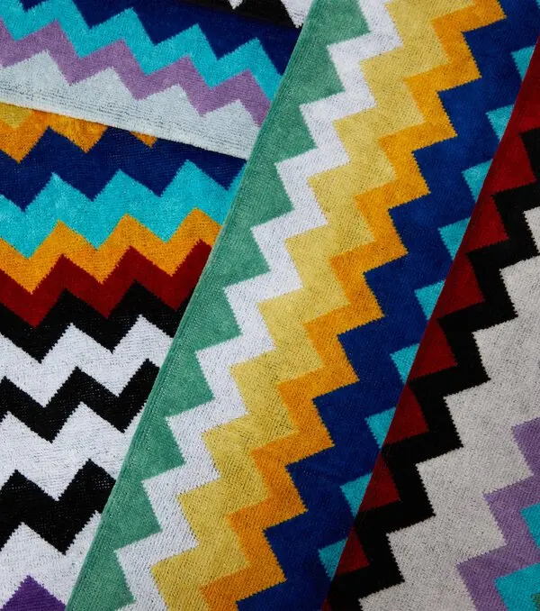 Missoni Cyrus Set Of 3 Cotton Towels - Multicoloured