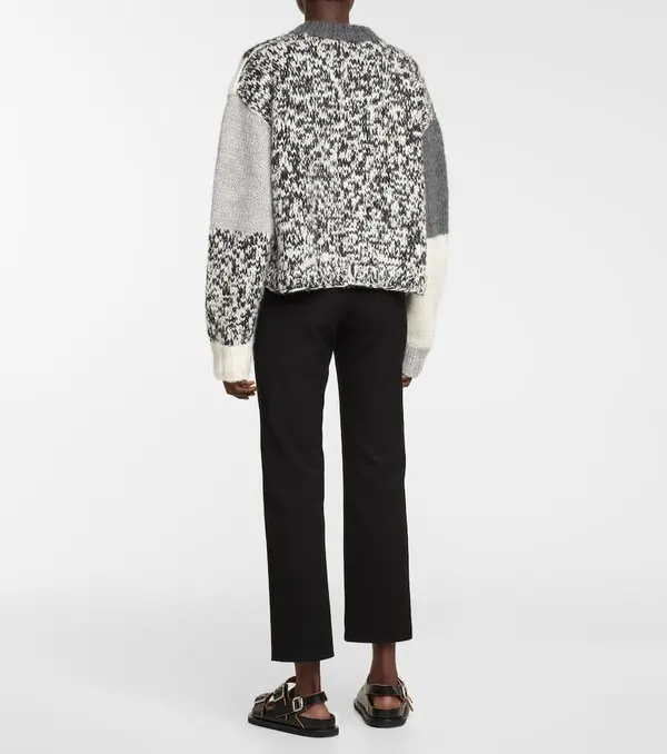 JOSEPH Intarsia Wool-blend Sweater