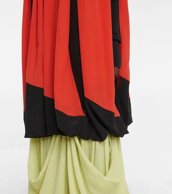 THE ROW Althea Silk Tunic Top