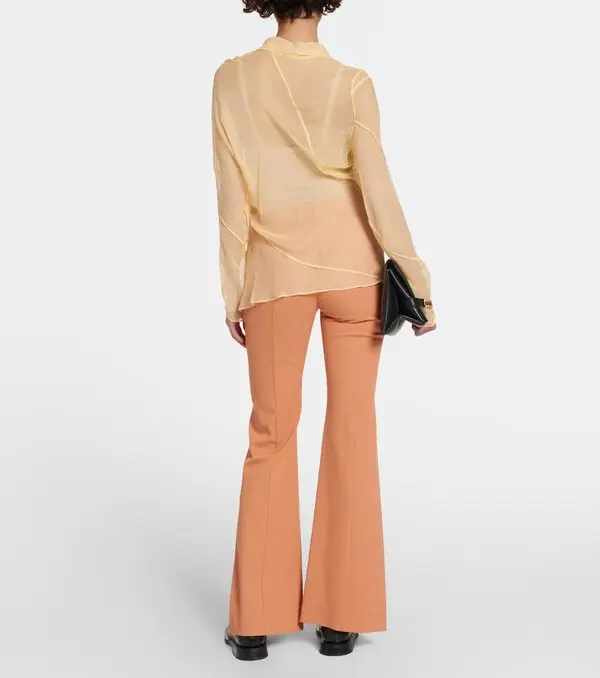 Victoria Beckham Crepe De Chine Blouse