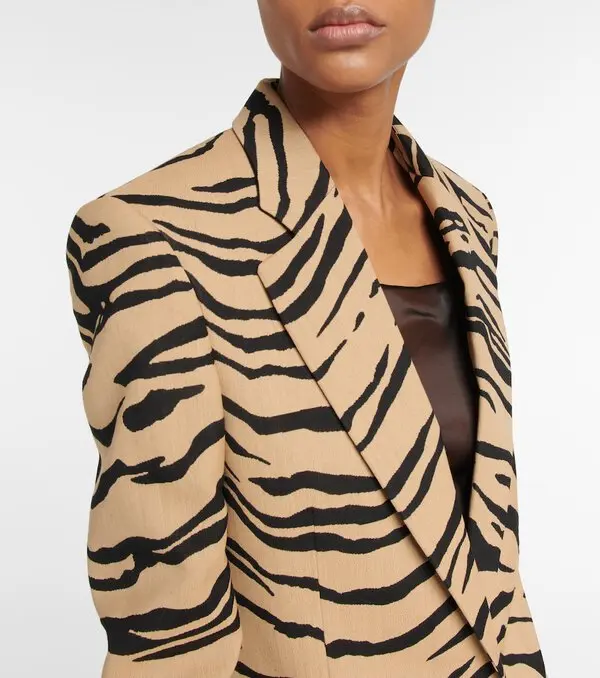 Stella McCartney Jacquard Wool-blend Blazer