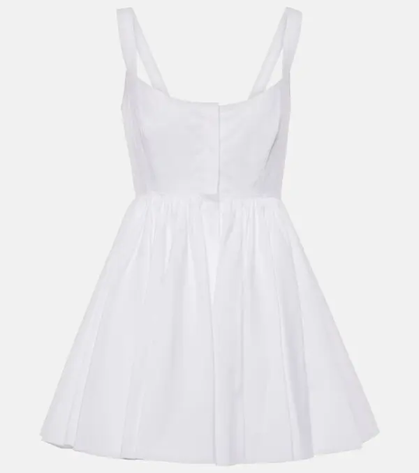 Alaïa Cotton Poplin Skater Dress