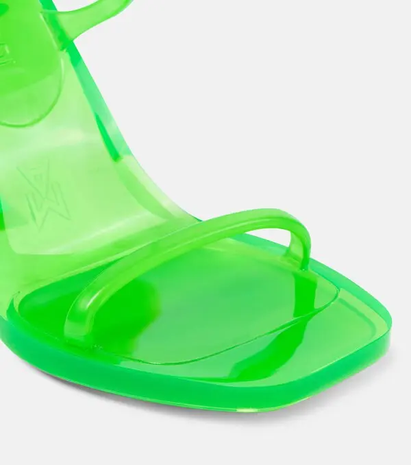 Amina Muaddi Brito Pvc Mules