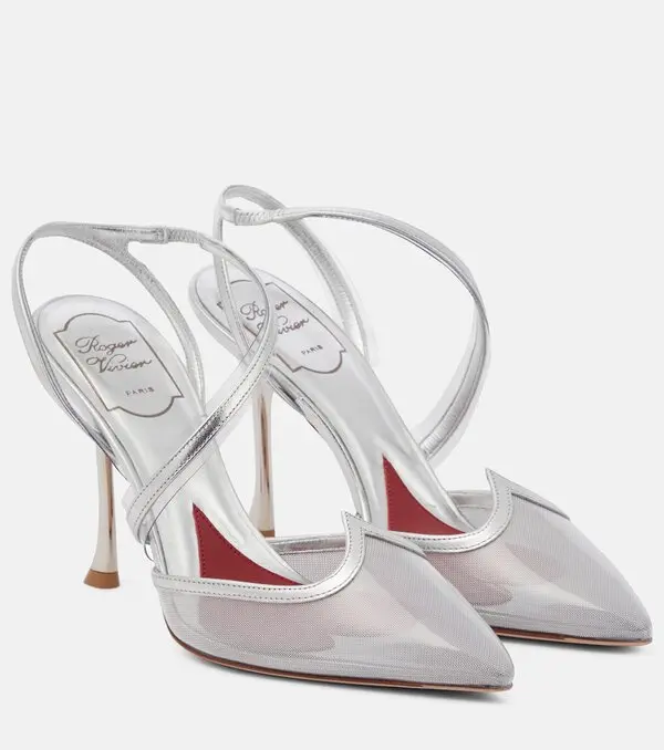 ROGER VIVIER I Love Vivier Pumps - Silver