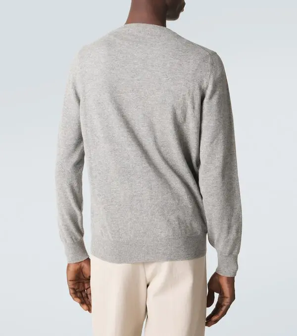 Brunello Cucinelli Cashmere Crew Neck Sweater - Grey