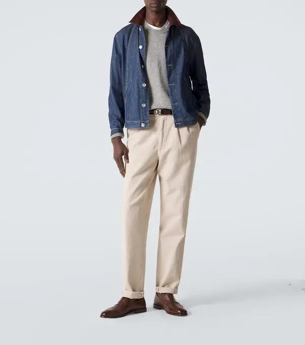 Brunello Cucinelli Cashmere Crew Neck Sweater - Grey