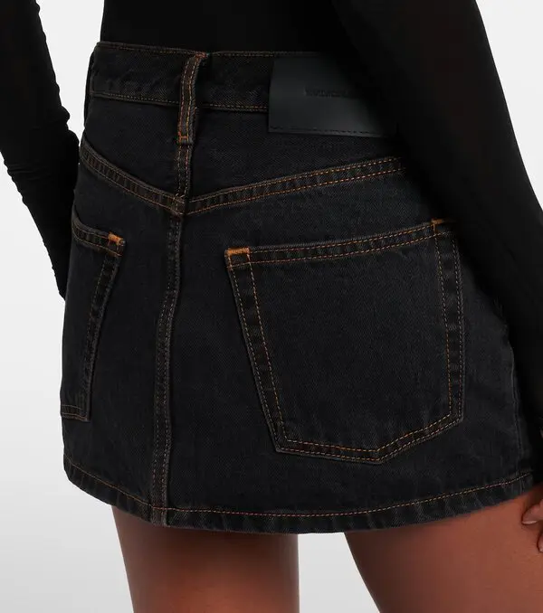 Wardrobe.NYC Denim Miniskirt