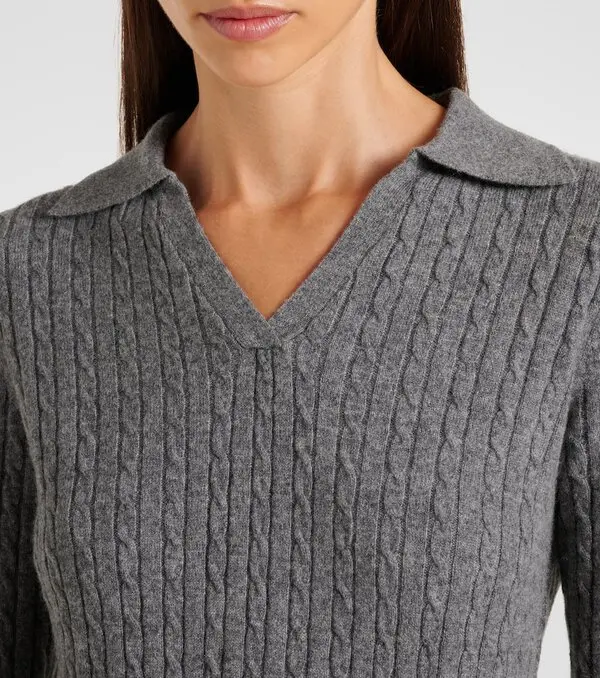 AYA MUSE Gaia Cashmere Polo Sweater