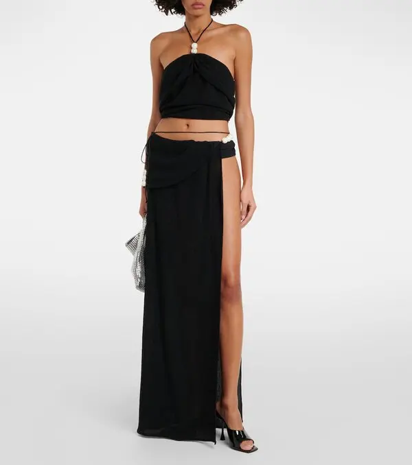 Magda Butrym Embellished Maxi Skirt