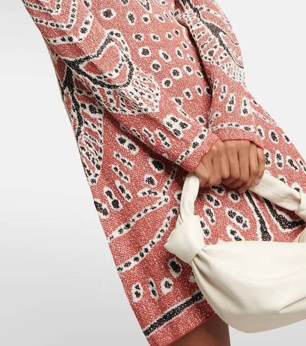 Altuzarra Leone Jacquard Mini Dress In Henna Jacquard