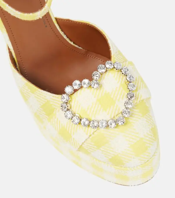 MALONE SOULIERS Camille 130 Embellished Platform Pumps
