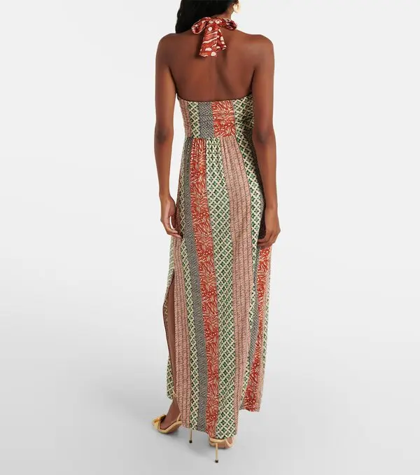 Diane Von Furstenberg Annabelle Printed Jersey Maxi Dress