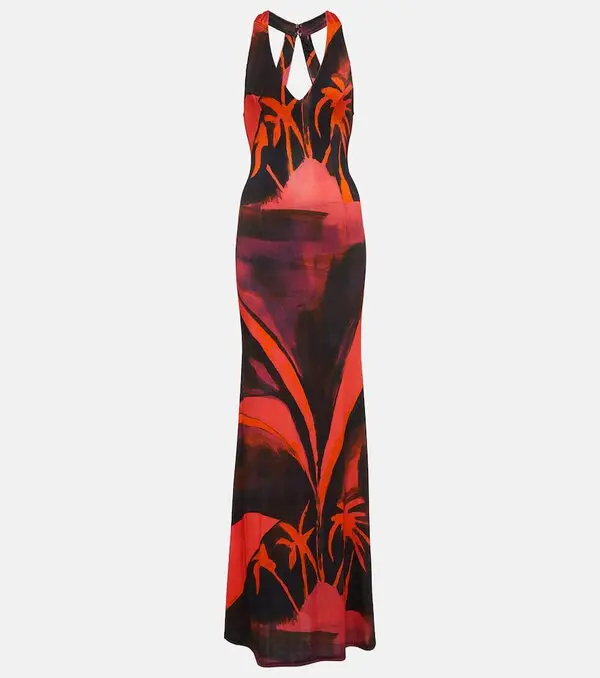 LOUISA BALLOU High Sea Printed Maxi Dress - Multicoloured