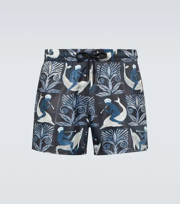 Commas Printed Swim Trunks - Multicoloured