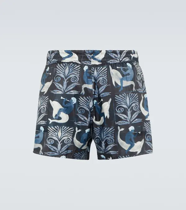 Commas Printed Swim Trunks - Multicoloured