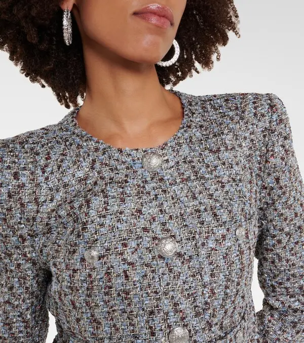 Veronica Beard Ferazia Metallic Tweed Jacket