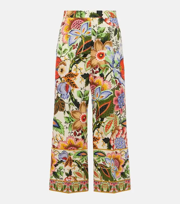 Etro Floral Cotton Culottes