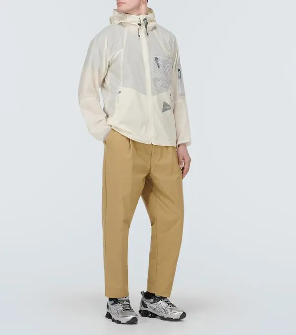 AND WANDER Ripstop Hooded Jacket
