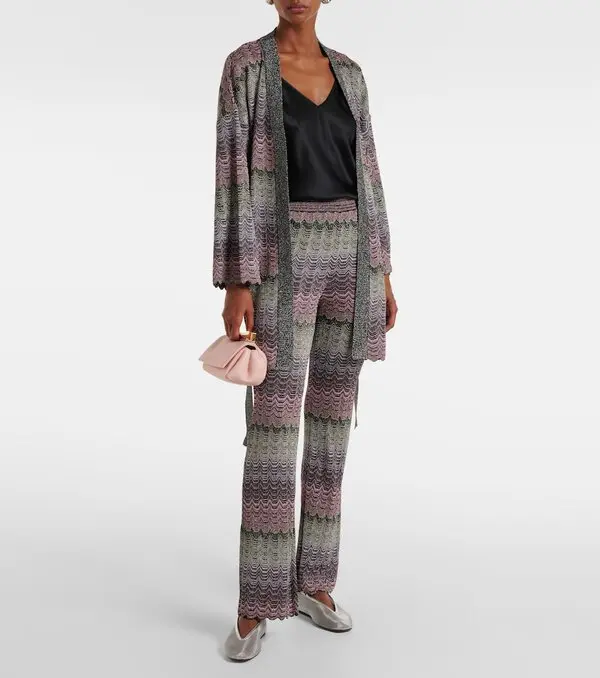 Missoni Zigzag High-rise Flared Pants