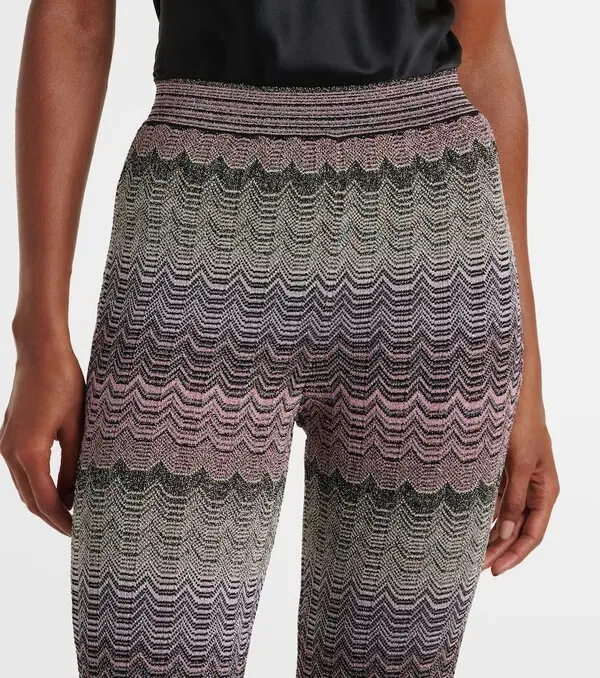 Missoni Zigzag High-rise Flared Pants