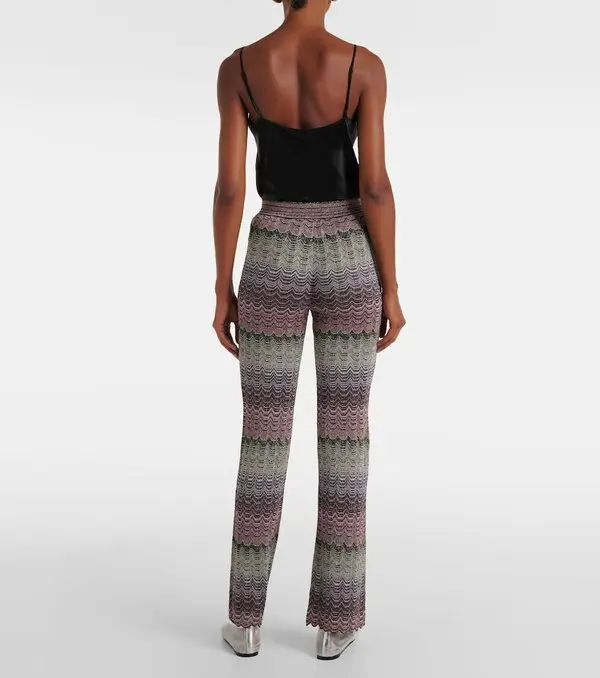 Missoni Zigzag High-rise Flared Pants