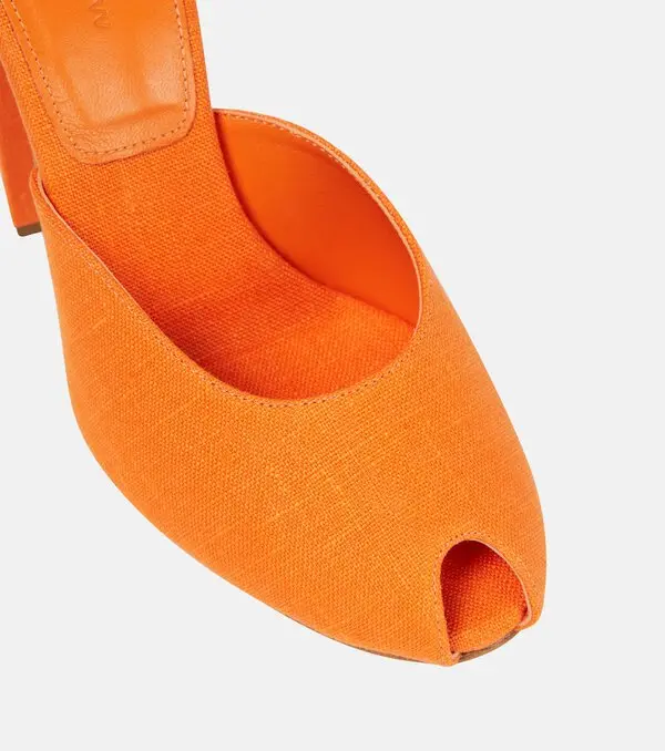GIA BORGHINI Rosie 38 Mules - Orange