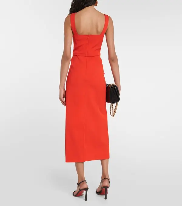 Tory Burch Bodycon Faille Midi Dress