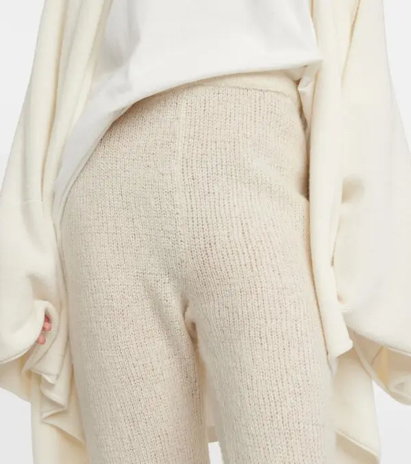 THE ROW Gregori Cashmere Flared Trousers