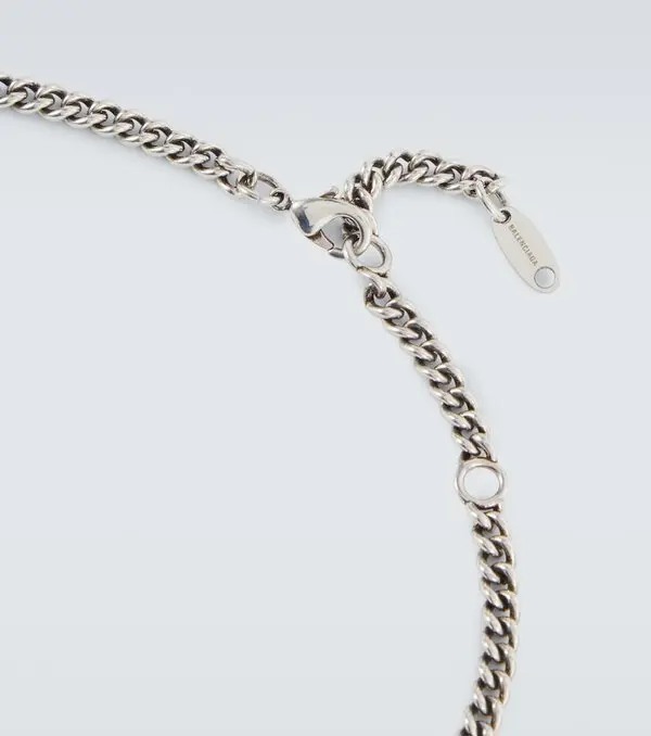 Balenciaga Logo Chain Necklace