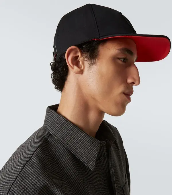 CHRISTIAN LOUBOUTIN Mooncrest Cotton Baseball Cap