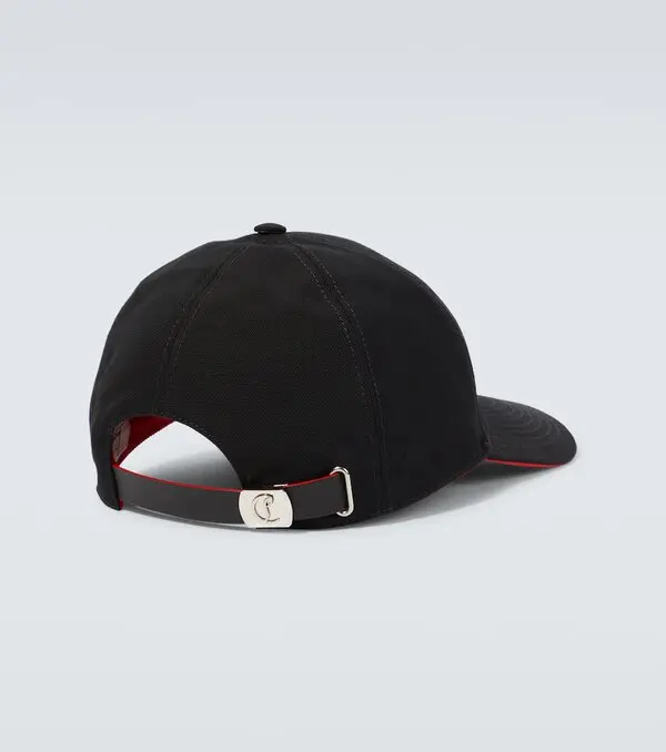 CHRISTIAN LOUBOUTIN Mooncrest Cotton Baseball Cap